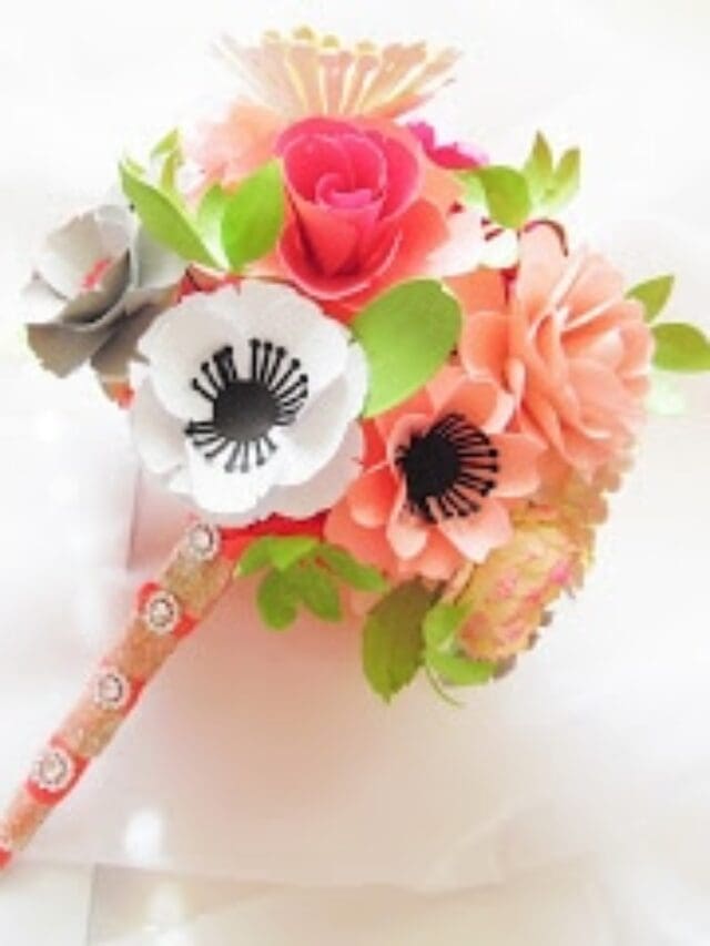 How To Make Your Own Paper Flower Bouquet Story Abbi Kirsten Collections