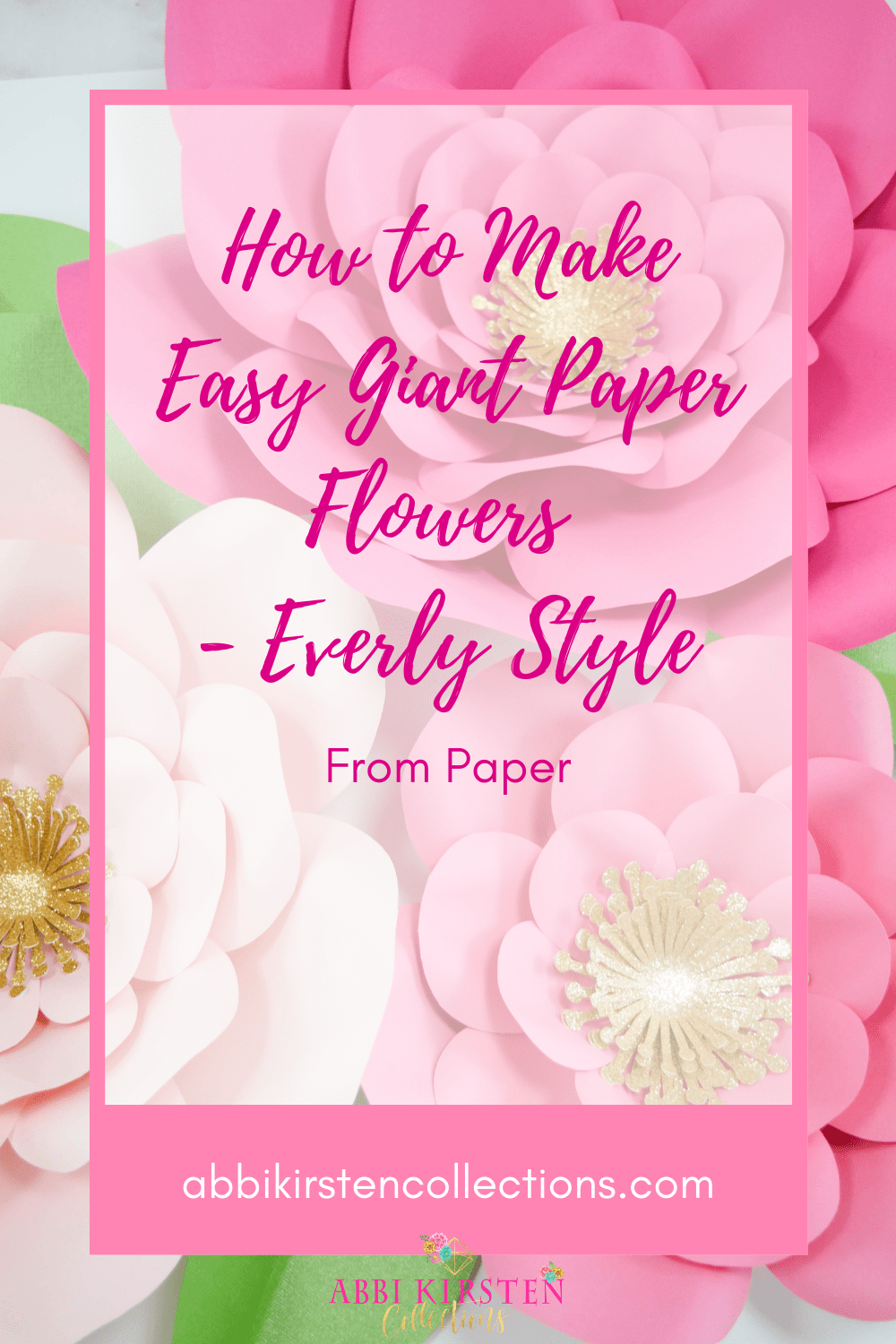 How to Make Large Paper Flowers: Easy DIY Giant Paper Flower
