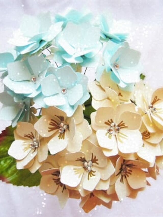 These Clusters of Paper Hydrangeas Are Fun to Make! Story - Abbi ...