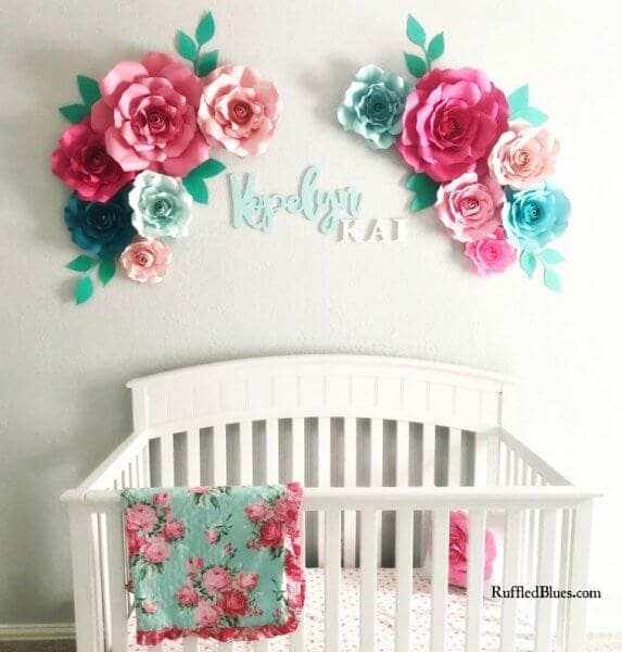 10 DIY Backdrops With Paper Flowers | Abbi Kirsten Collections
