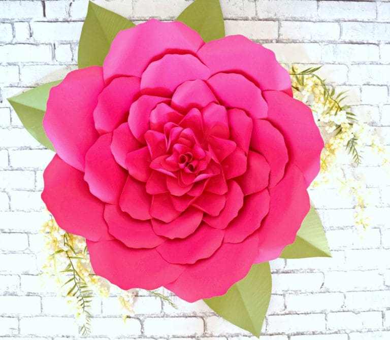How to Make Large Paper Flowers: Easy DIY Giant Paper Flower