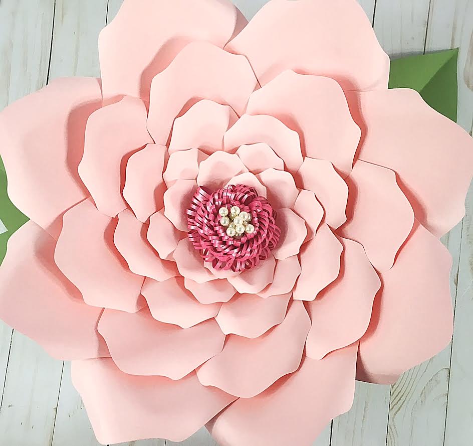 Printable Giant Paper Flower Template How To Make Giant Paper Roses 