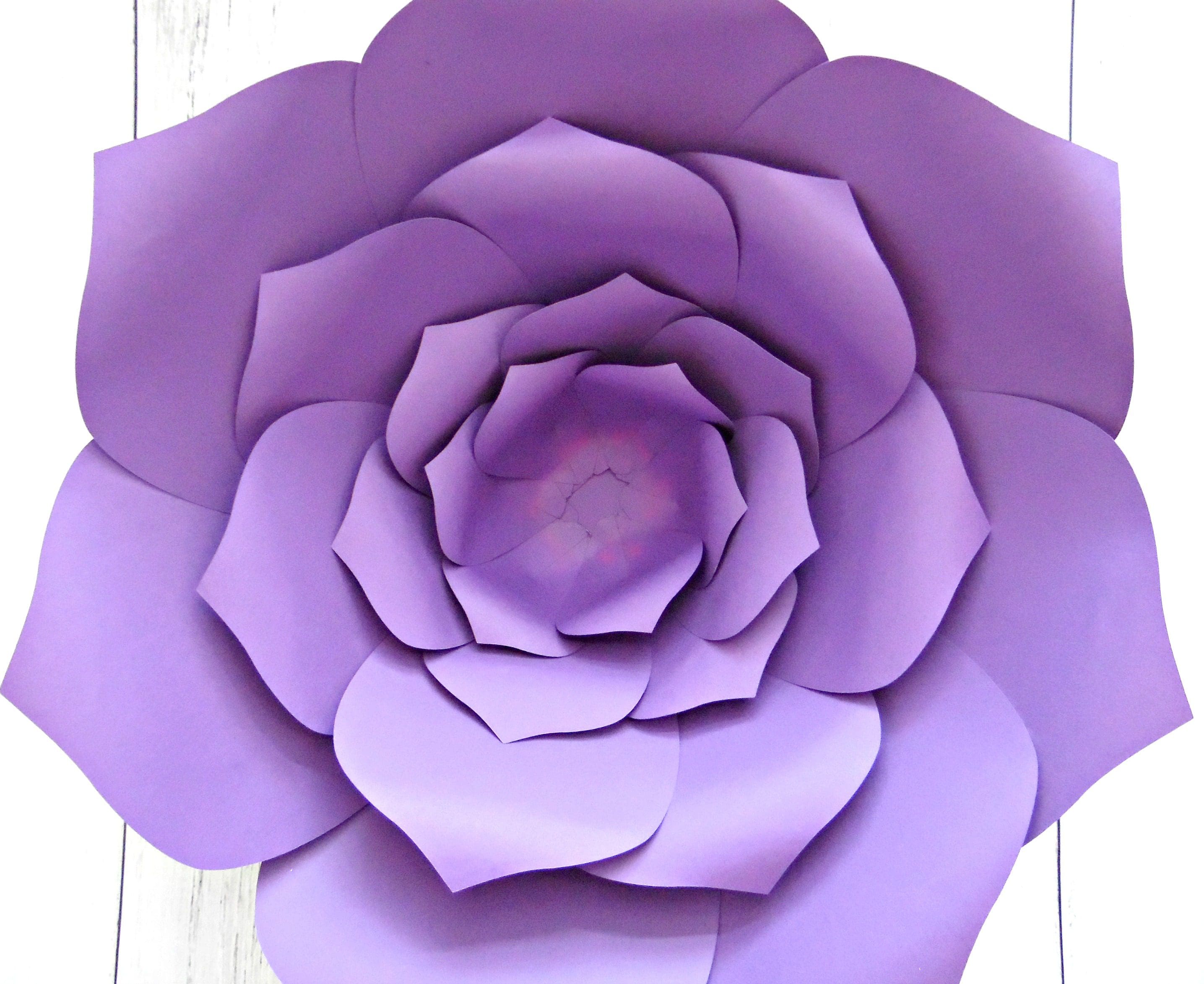 How To Make Giant Paper Flowers Step By Step Tutorial
