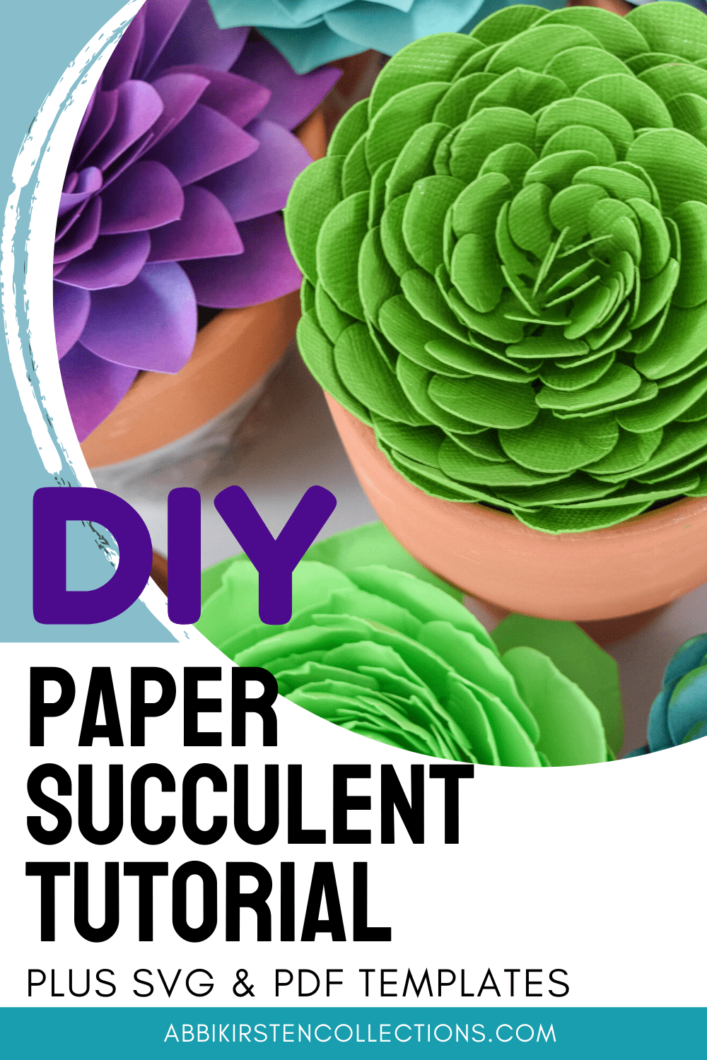 Paper Succulent Template: How to Make Paper Succulent Flowers