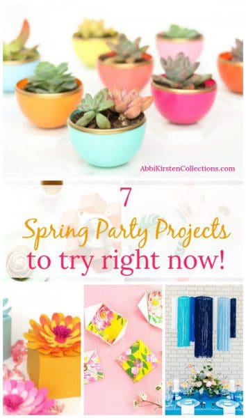 7 DIY Projects to Make Your Spring Party Pop - Spring Party Decor