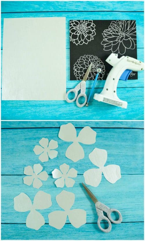 DIY Paper Gardenia Flower Tutorial - Abbi Kirsten Collections
