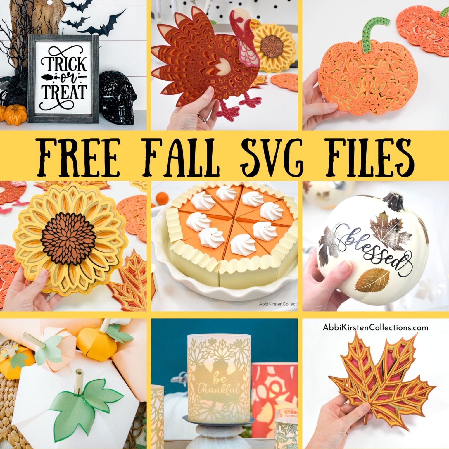 40+ FREE Fall SVG Files for Fall and Thanksgiving