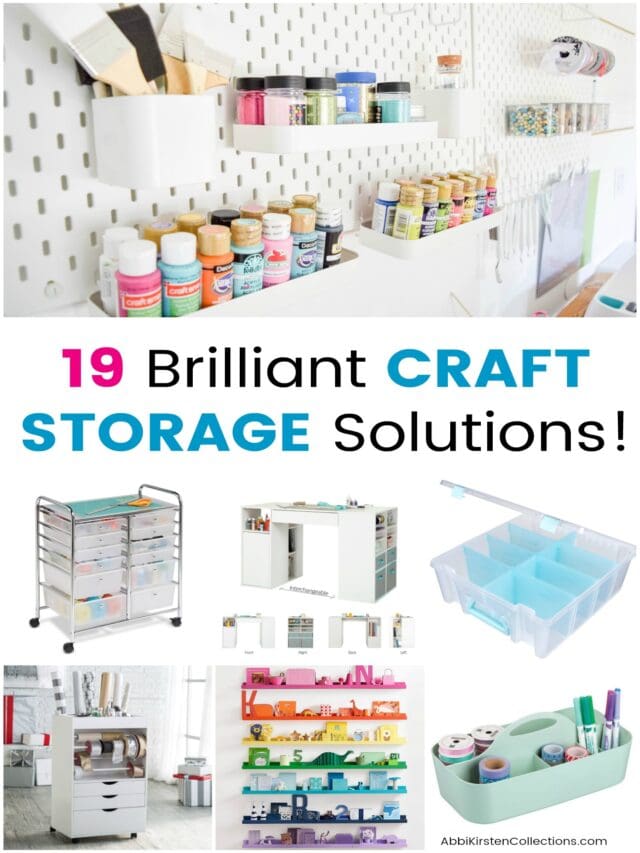 Here Are the Best Storage Ideas for Your Craft Room Story - Abbi ...