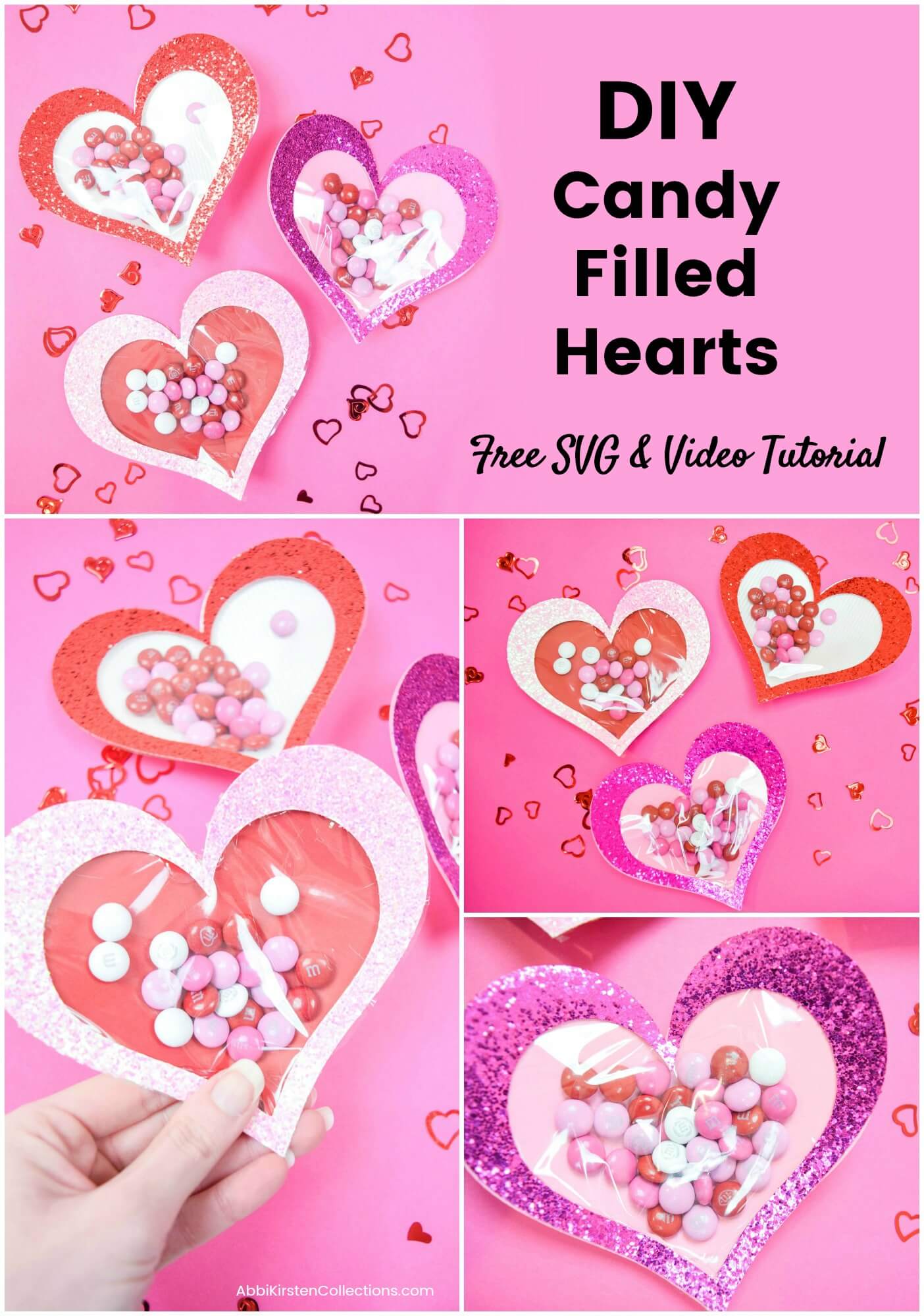 Candy Filled Hearts - Easy Valentine's Craft Free SVG | Abbi Kirsten ...
