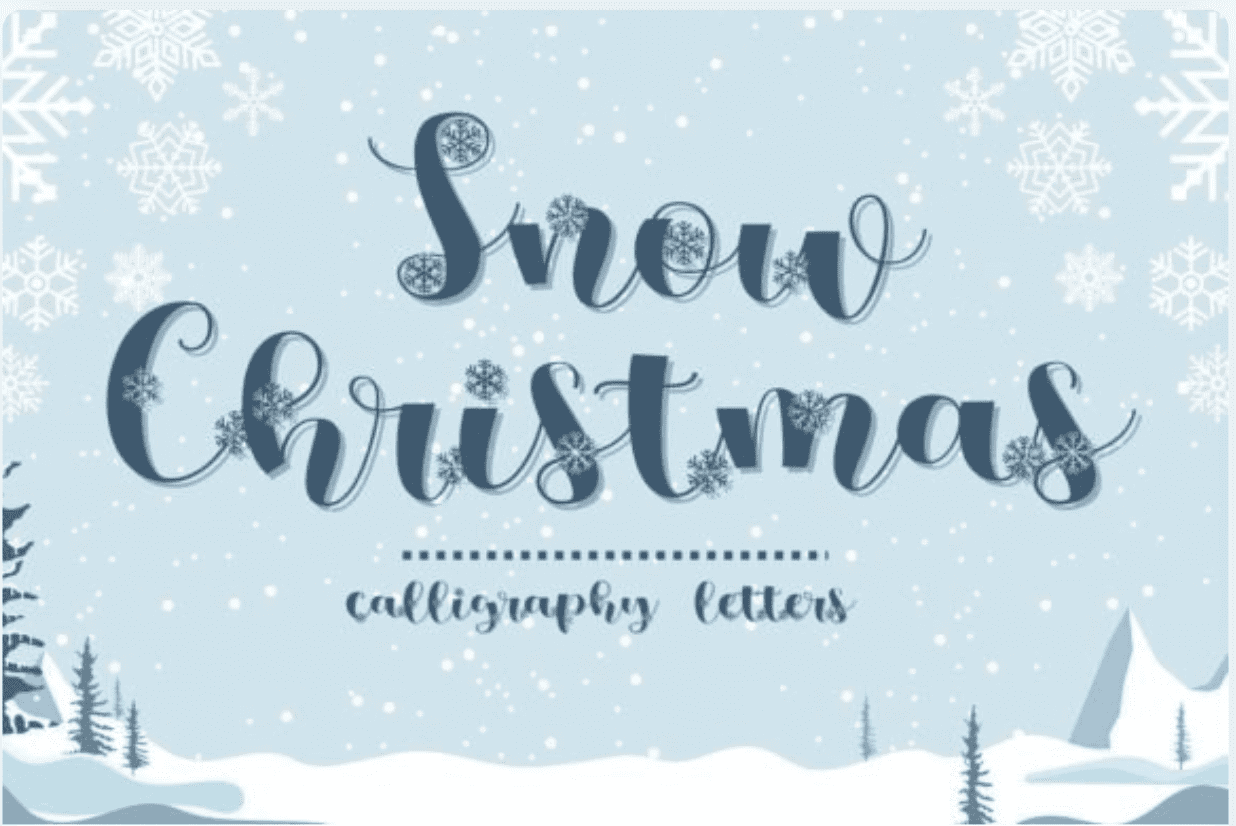 30 Best Christmas and Holiday Fonts for Crafts: Cricut Christmas Fonts