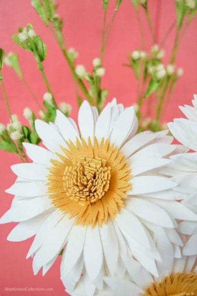 How to Make Paper Daisy Flowers Step by Step - Abbi Kirsten Collections