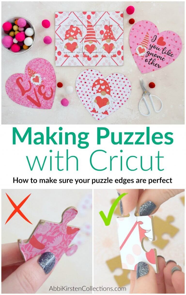 Free Cricut Puzzle Template - Puzzle Tutorial for Cricut Explore and Maker