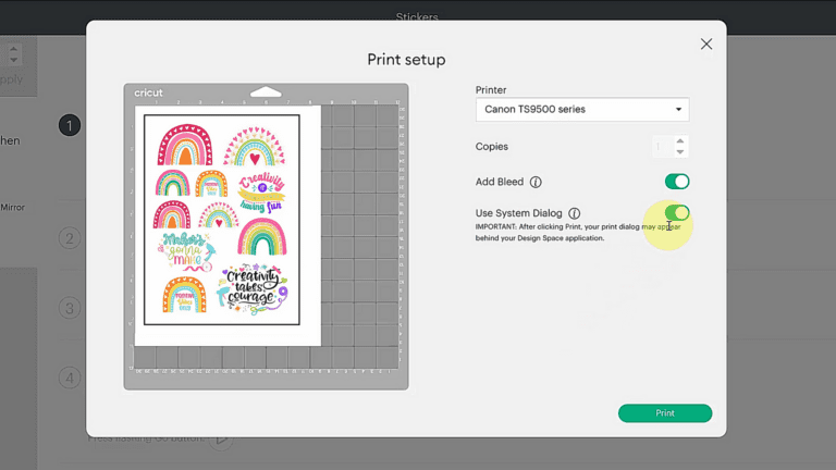 How to Print Then Cut With Cricut
