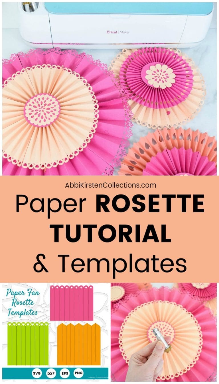 How to Make Paper Rosette Flowers | Abbi Kirsten Collections