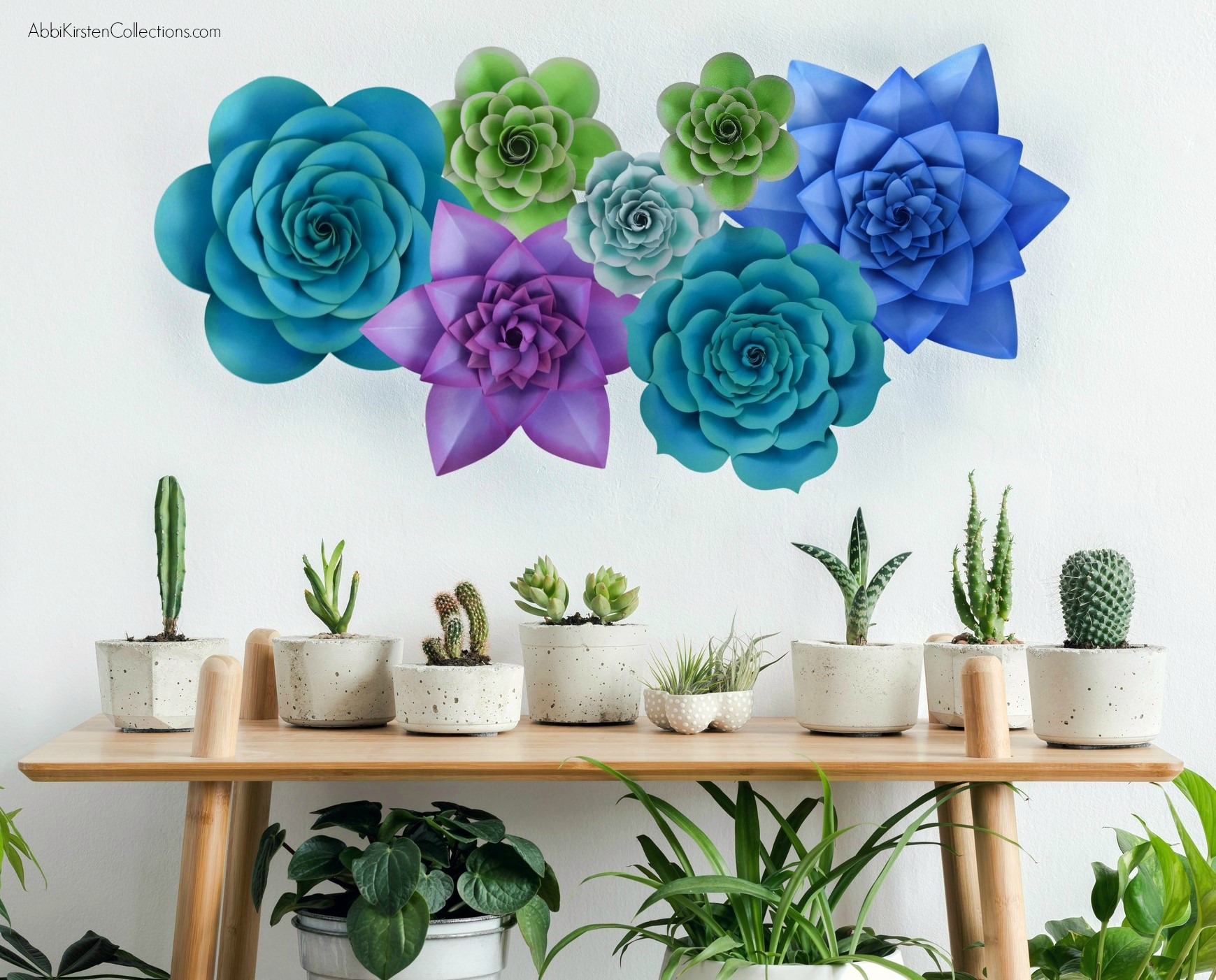 How to Make Paper Succulents - DIY Giant Paper Succulent Tutorial