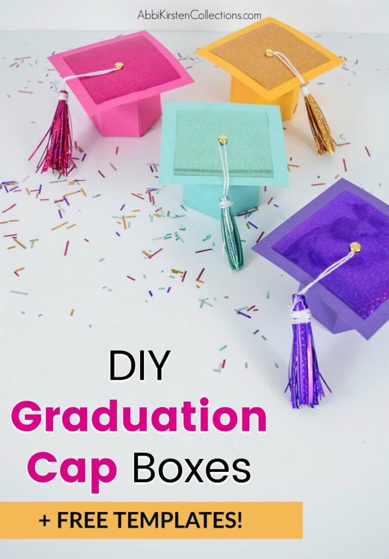 How to Make a Graduation Cap Gift Box with Free Templates