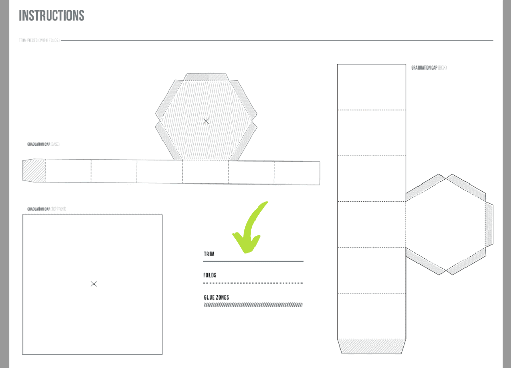 How to Make a Graduation Cap Gift Box with Free Templates