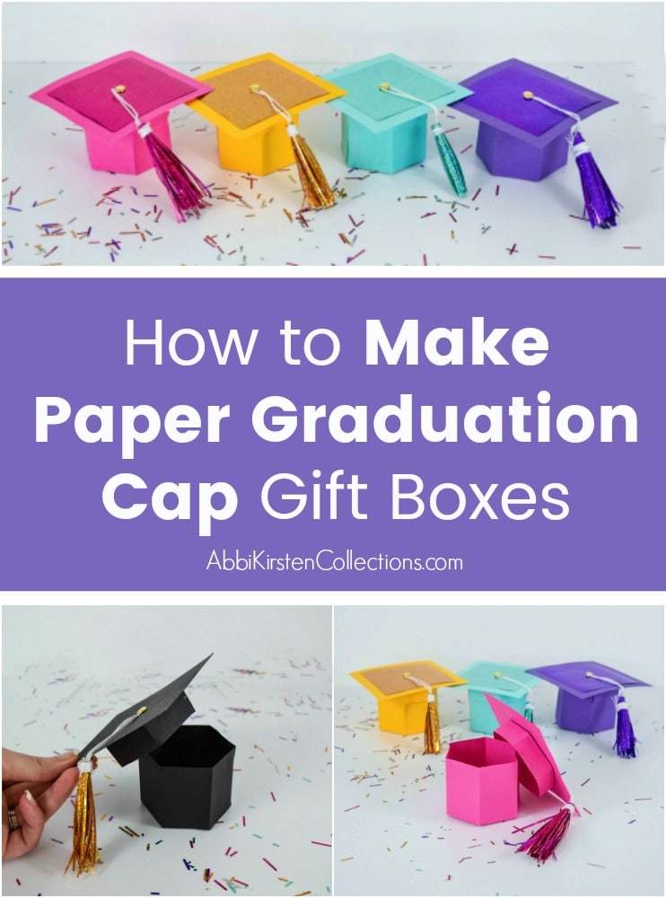 How to Make a Graduation Cap Gift Box with Free Templates