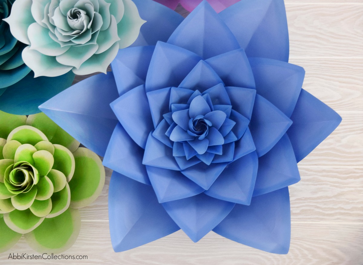 How to Make Paper Succulents - DIY Giant Paper Succulent Tutorial