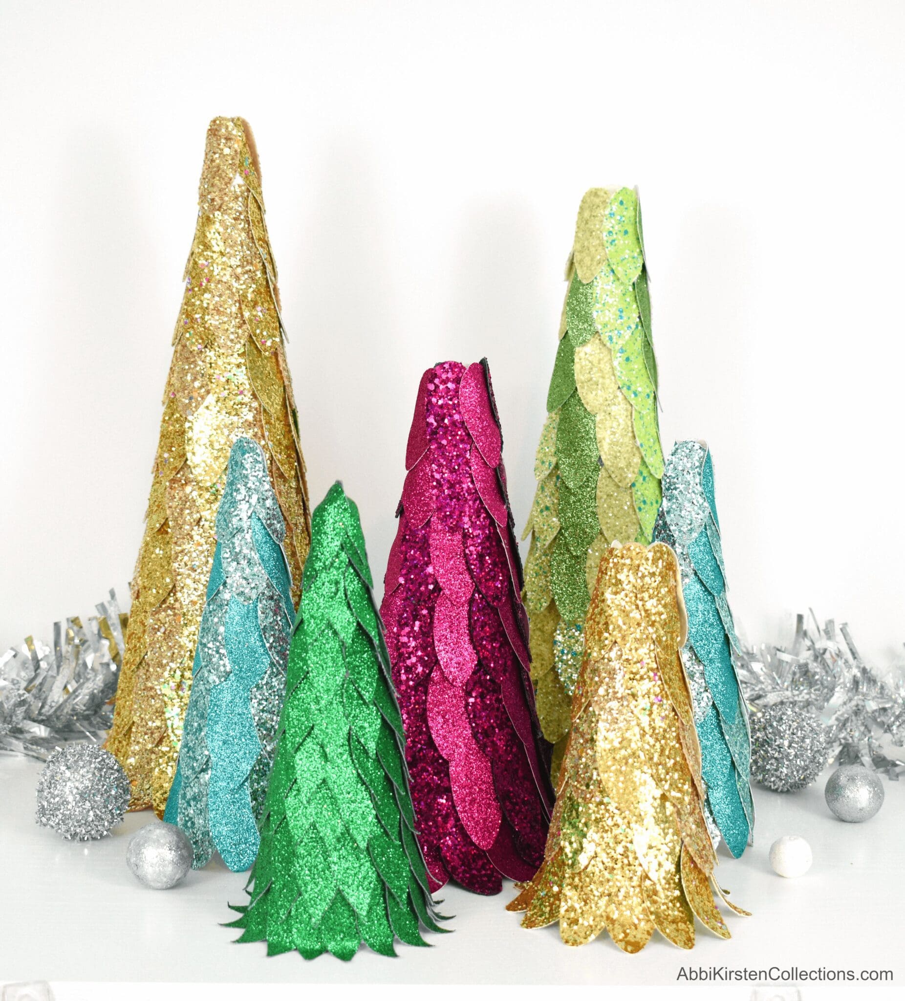 Faux Leather Christmas Tree Craft | Abbi Kirsten Collections