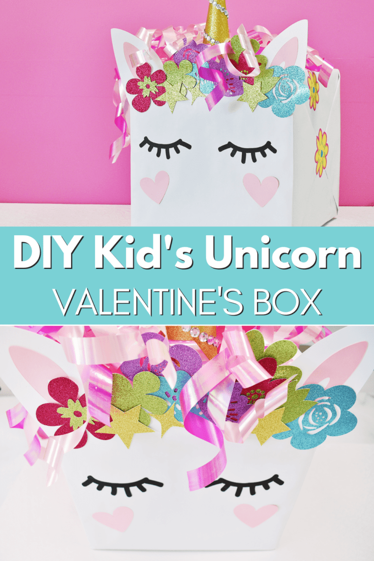 DIY Unicorn & Dinosaur Valentine Box Templates | Abbi Kirsten Collections