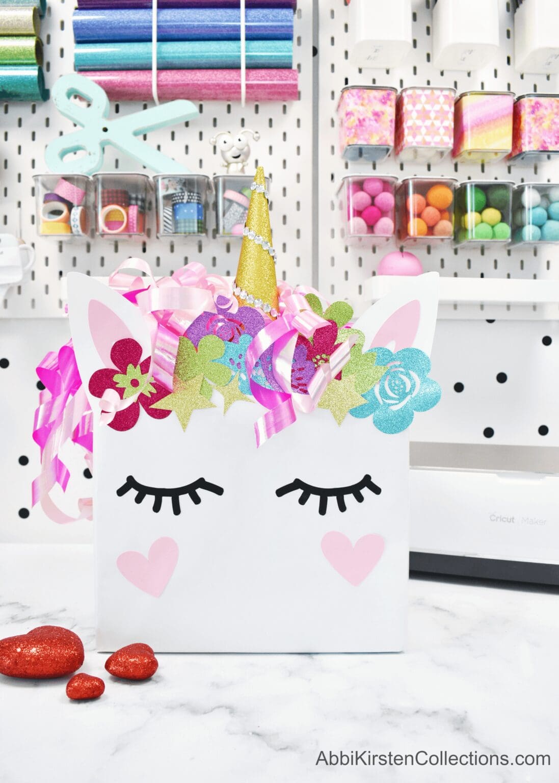 DIY Unicorn & Dinosaur Valentine Box Templates | Abbi Kirsten Collections
