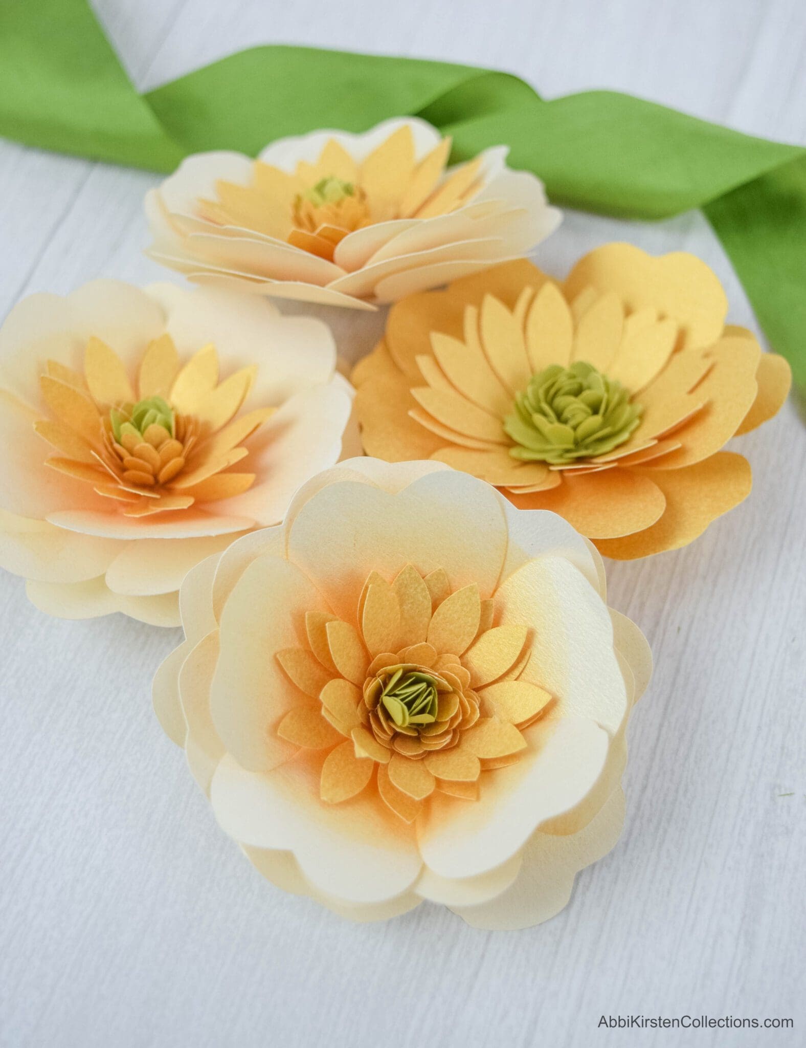DIY Buttercup Paper Flowers - Abbi Kirsten Collections