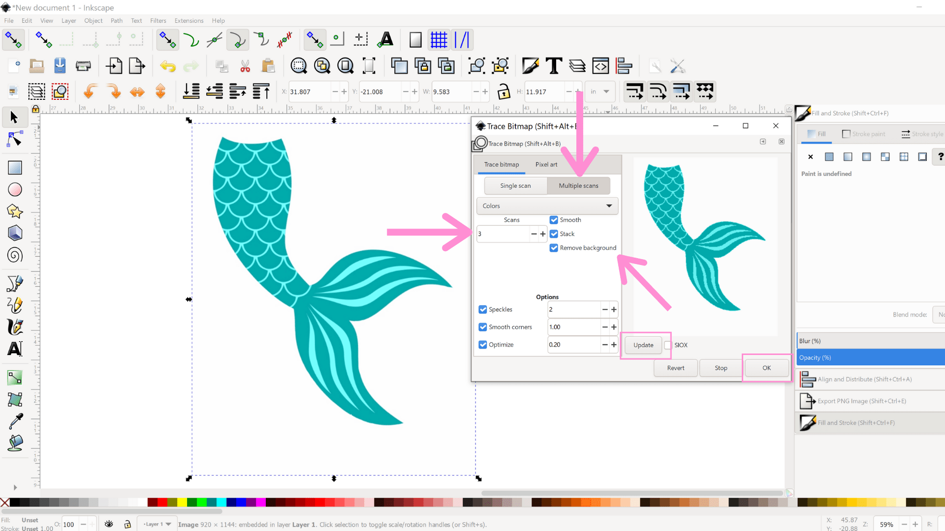 How to use Inkscape to Convert an Image to an SVG Cut File for Cricut