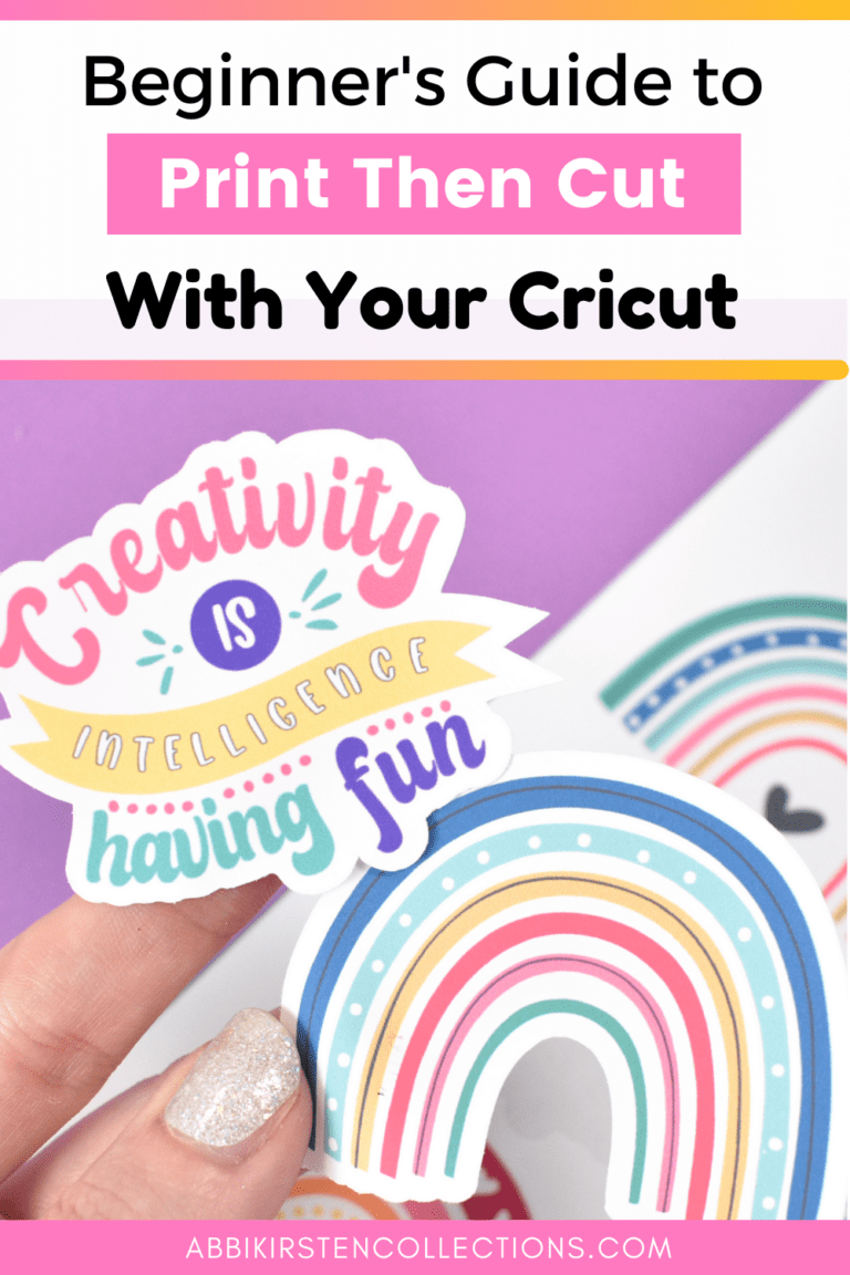 How to Print Then Cut With Cricut