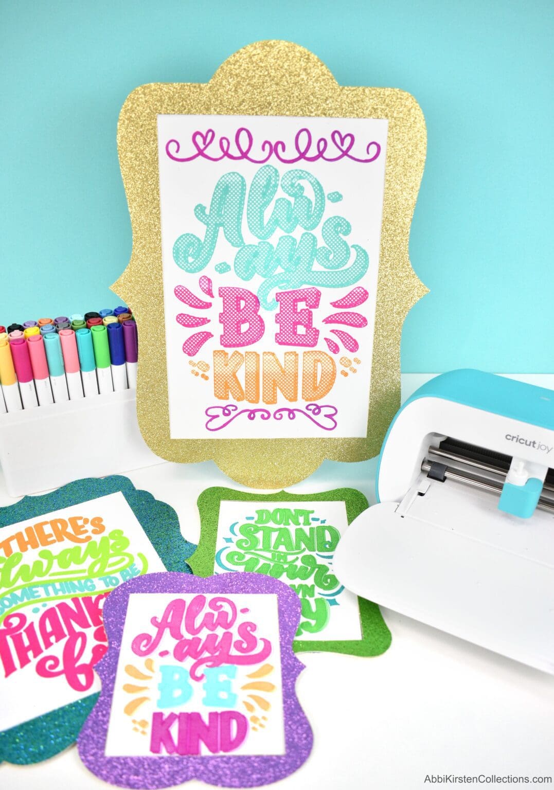 Draw With Cricut. Fill In Your Text. No More Bubble Letters or Outlines!