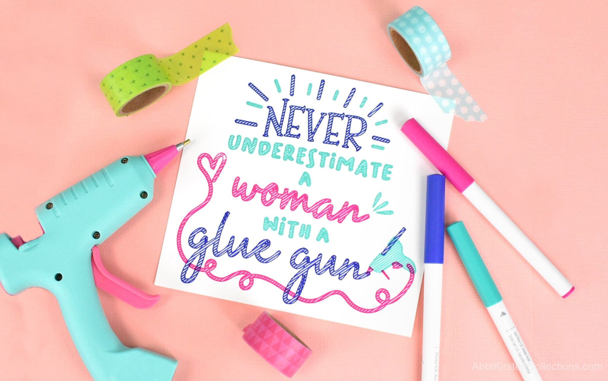Draw With Cricut. Fill In Your Text. No More Bubble Letters or Outlines!
