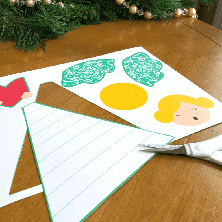 DIY Paper Angel Craft With Straws | Abbi Kirsten Collections