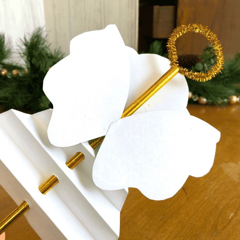 DIY Paper Angel Craft With Straws | Abbi Kirsten Collections