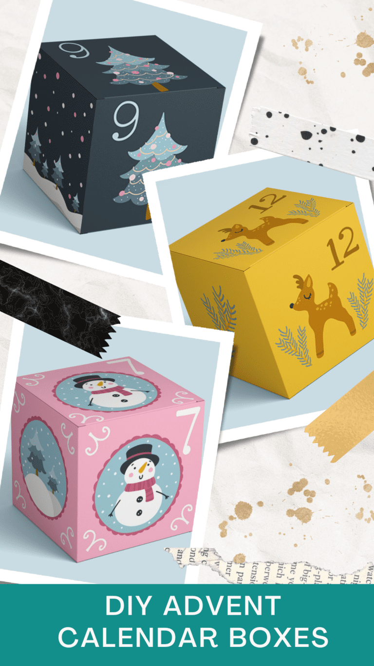 25 Free Printable Advent Calendar Boxes | Abbi Kirsten Collections