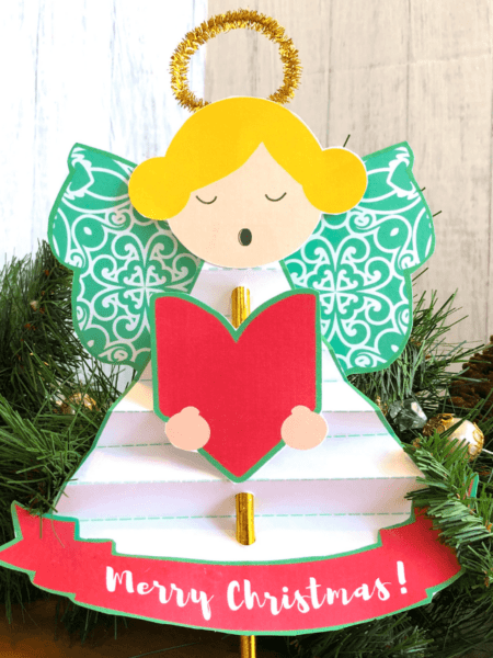 DIY Paper Angel Craft With Straws | Abbi Kirsten Collections