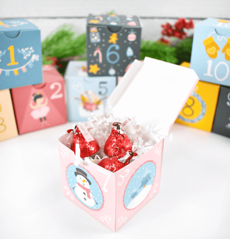 25 Free Printable Advent Calendar Boxes | Abbi Kirsten Collections