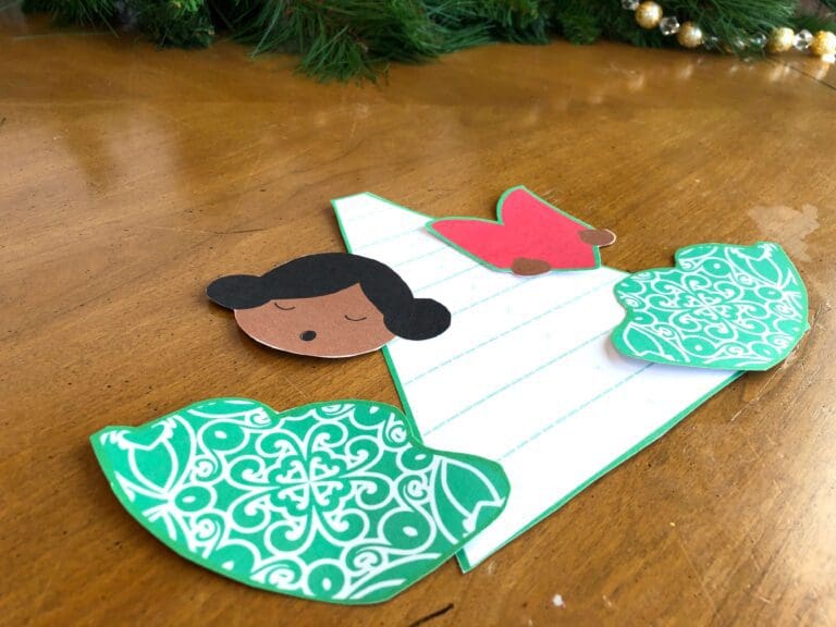 DIY Paper Angel Craft With Straws | Abbi Kirsten Collections