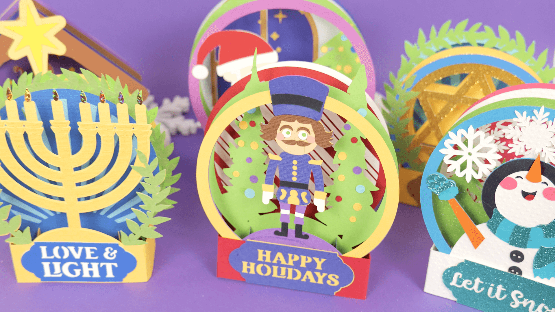 DIY Christmas Pop Up Shaker Card | Abbi Kirsten Collections