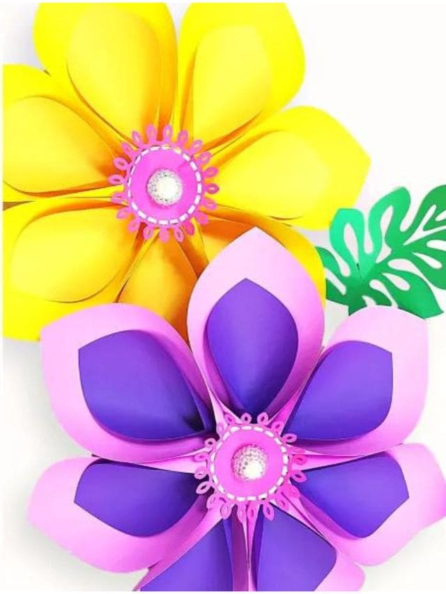 Tropical Flowers Tutorial {Perfect for Luau!} Story - Abbi Kirsten ...