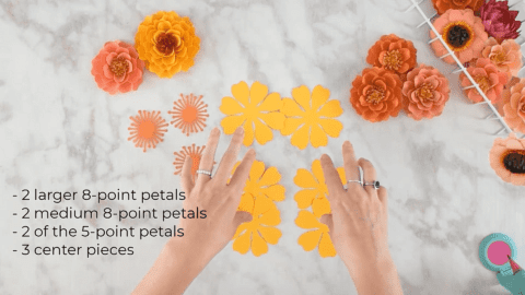 DIY Paper Marigolds for Day of the Dead and Fall Decor