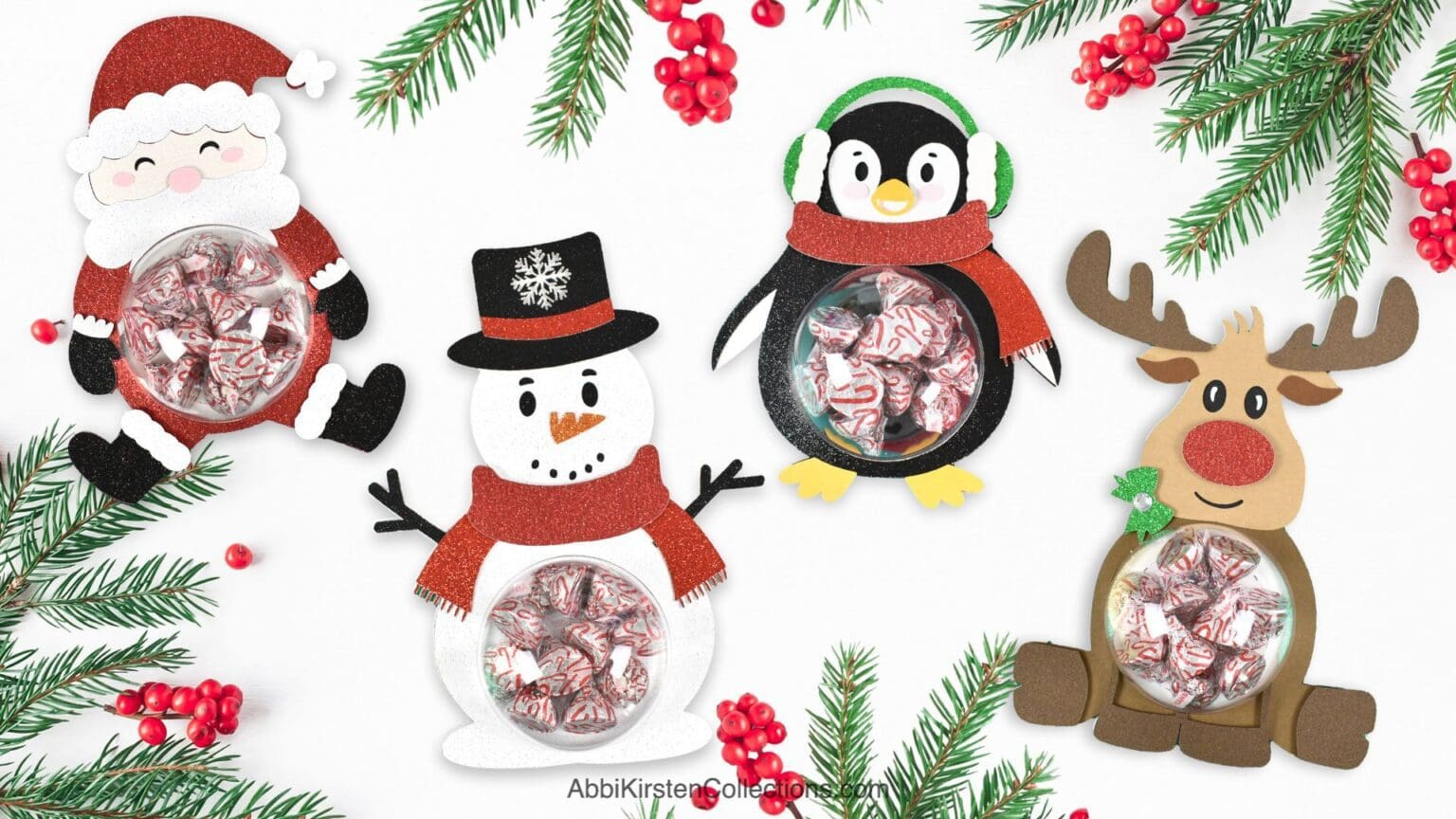 Christmas Candy Holders With Cricut: DIY Christmas Candy GIft