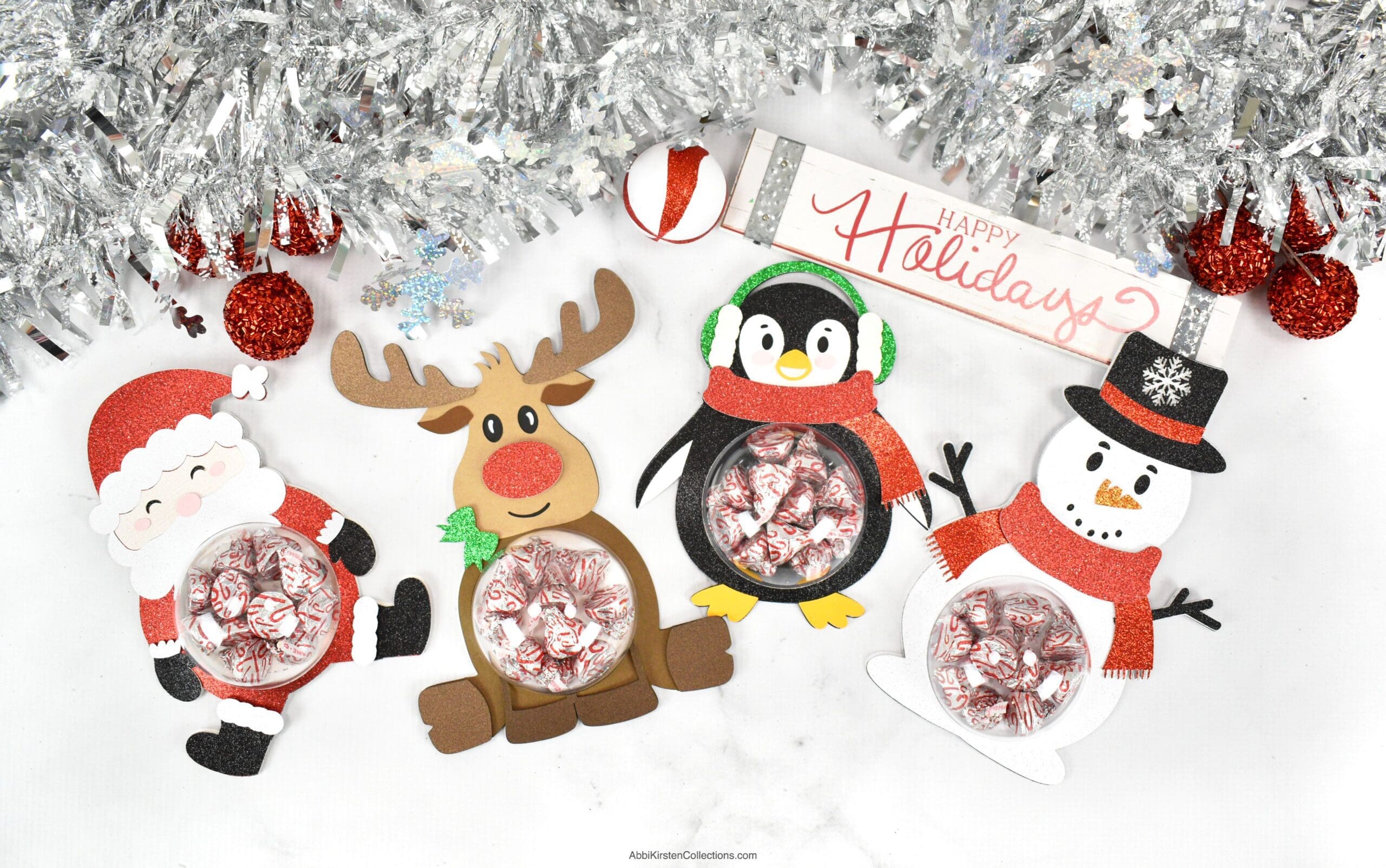 Christmas Candy Holder Tutorial Candy Holders Christmas Ornaments