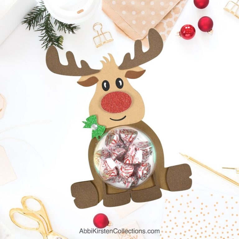 Christmas Candy Holders With Cricut: DIY Christmas Candy GIft