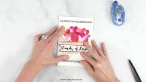 DIY Valentine's Day Card With Cricut: Loads of Love Card SVG