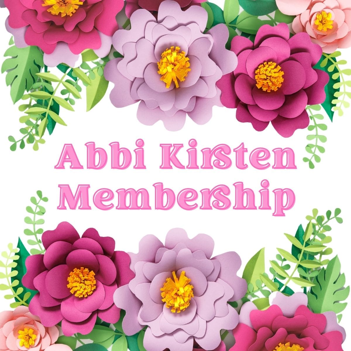Paper Flower Books, Templates and Tools | Abbi Kirsten Collections