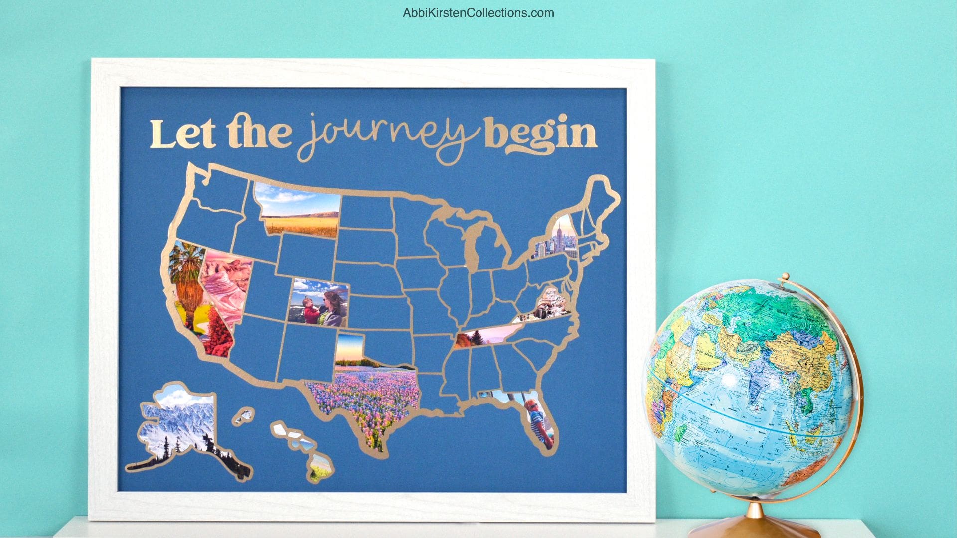 Make a Custom Photo Map with Cricut! Tutorial + SVG Templates