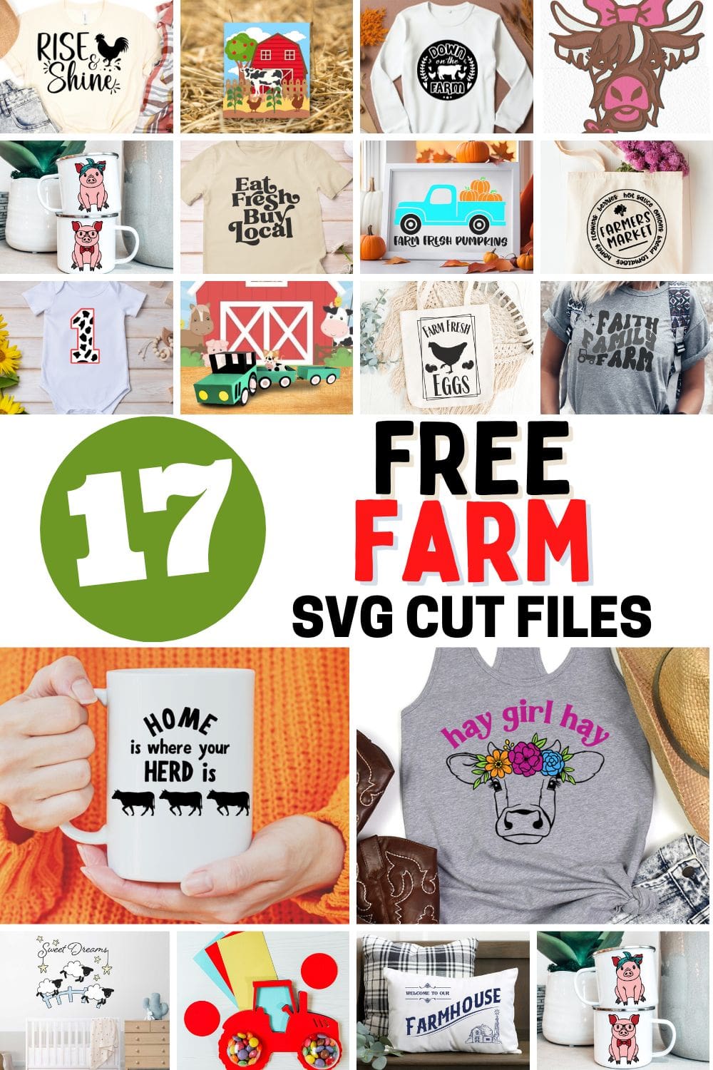 18+ Free Farm SVG Cut Files for Cricut and Silhouette