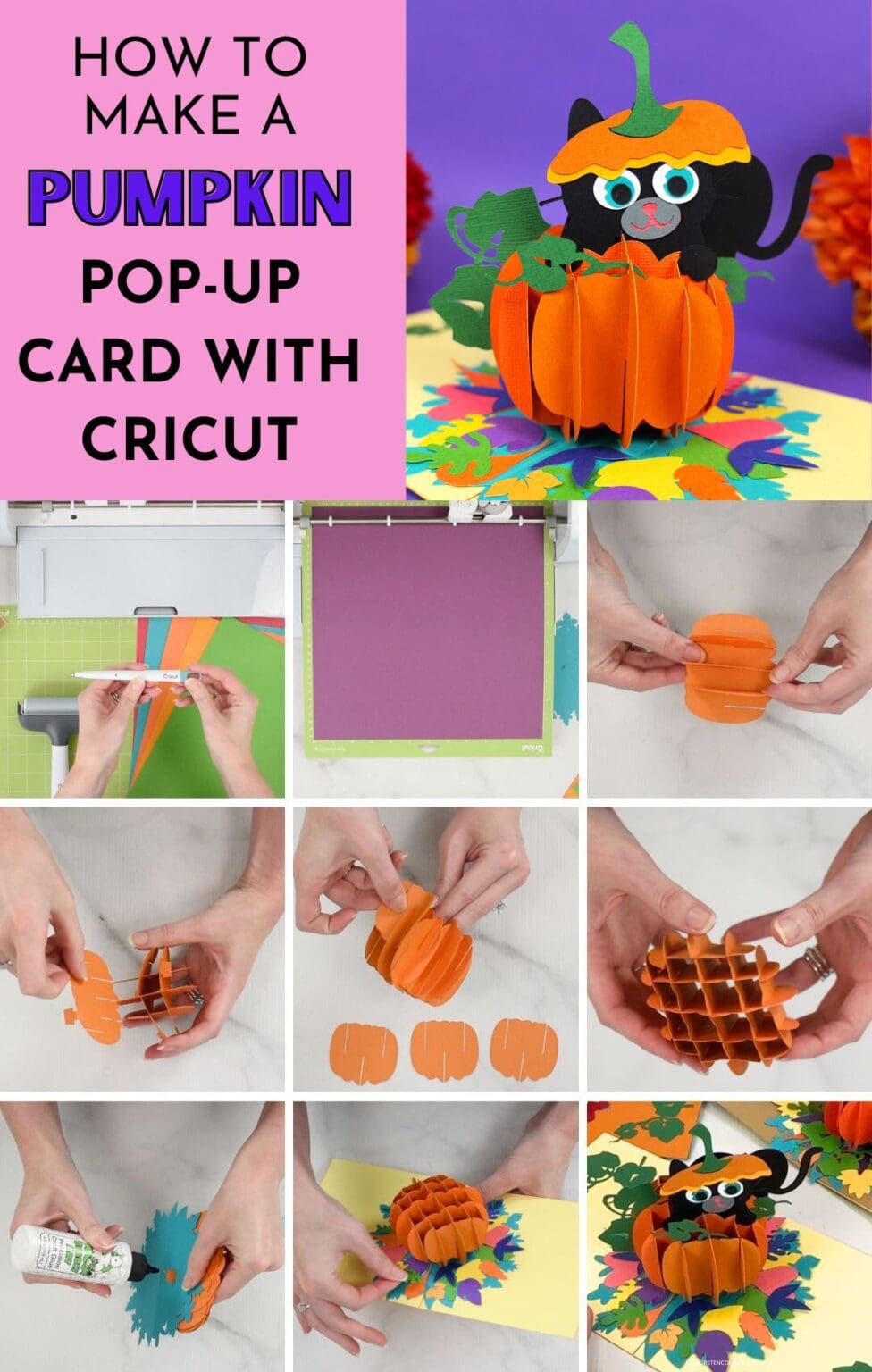 DIY Pop-Up Pumpkin Card Craft For Halloween