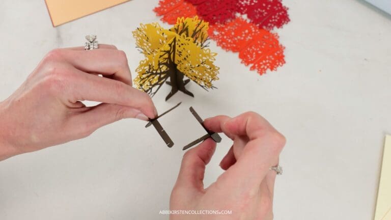 Easy Fall Card: Autumn Tree Pop-Up Handmade Greeting Card