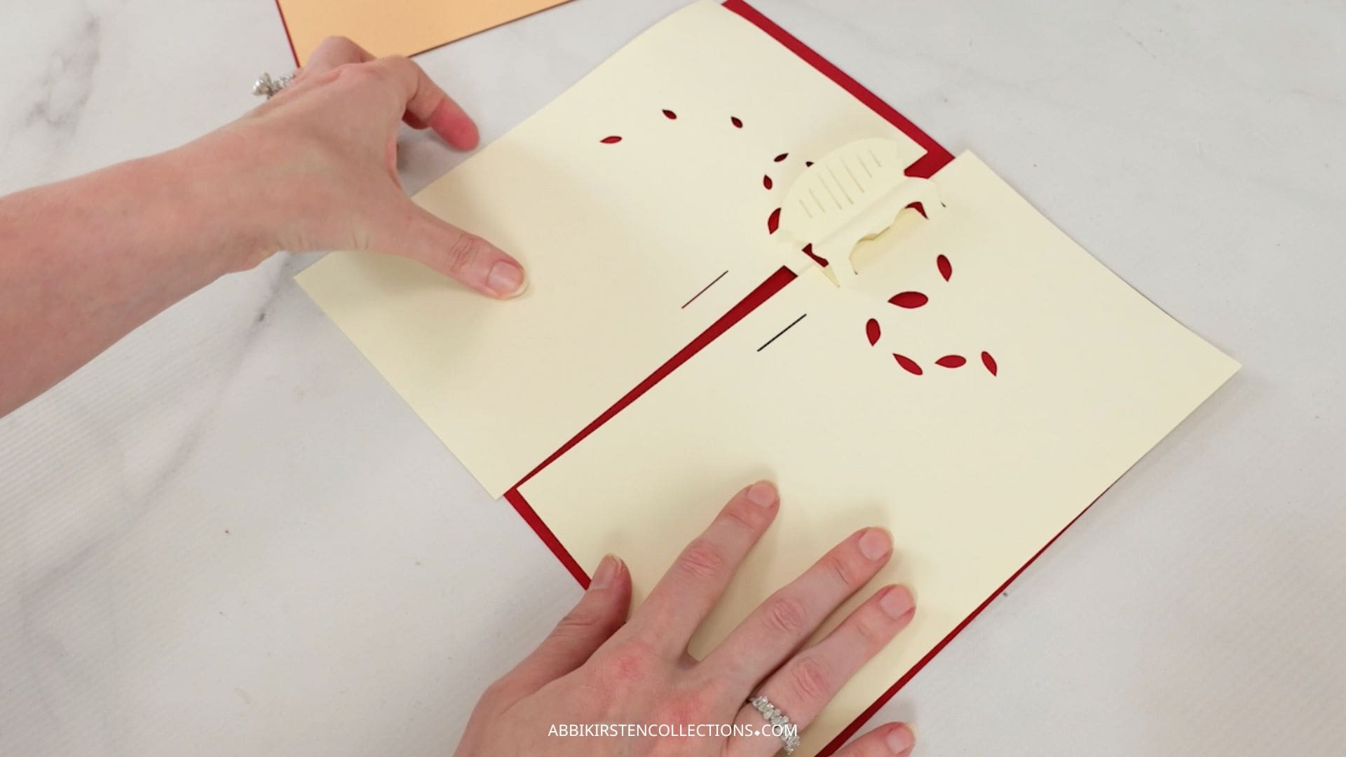 Easy Fall Card: Autumn Tree Pop-Up Handmade Greeting Card